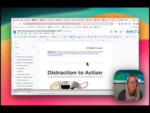 Distraction to Action | A productivity program for the highly distract ...